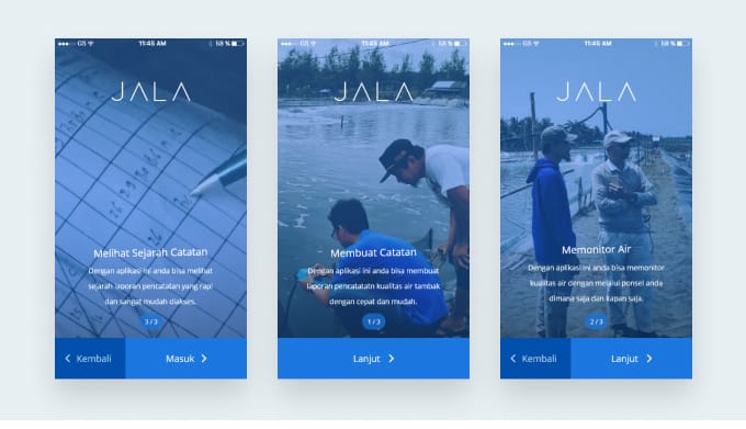 JALA, Mobile App Design for IoT Device - Kukuhaldy